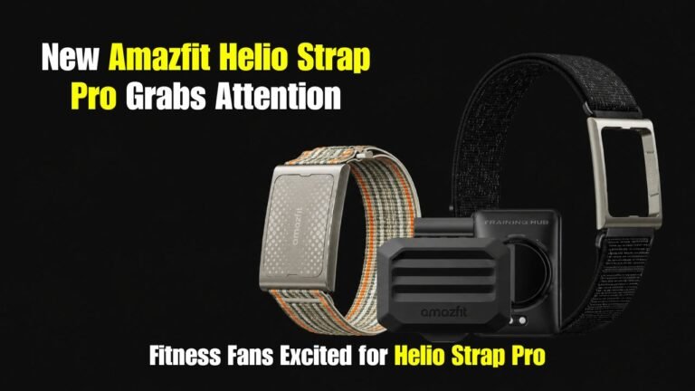 Amazfit Helio Strap Pro Launches with Features That Fitness Users Want